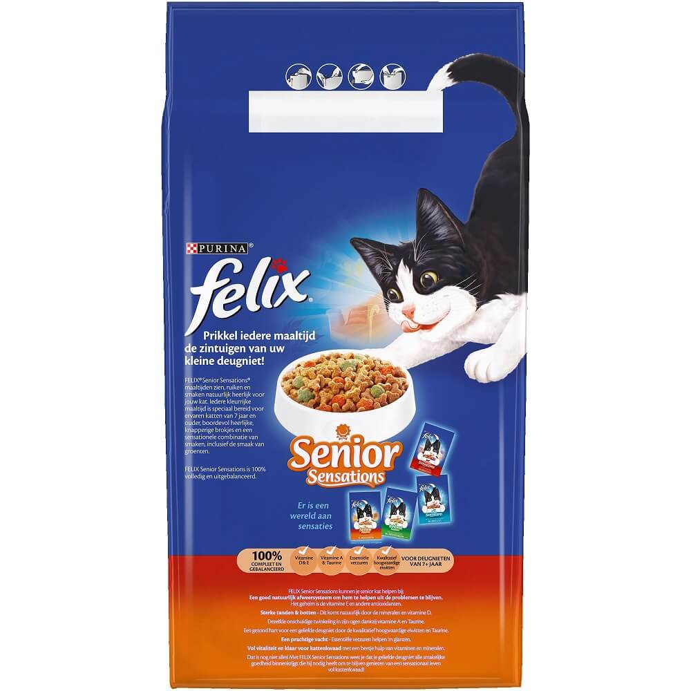 Felix Sensations Senior kattenvoer voordelig online bij