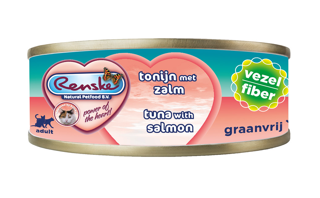Renske vezel tonijn met zalm nat kattenvoer | Goedkoop Renske vezel tonijn met zalm nat kattenvoer | Goedkoop