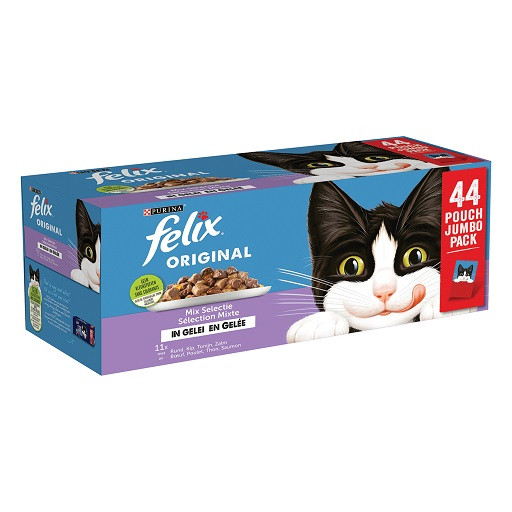 Purina Felix Original Mix Selectie in gelei kattenvoer | Goedkoop