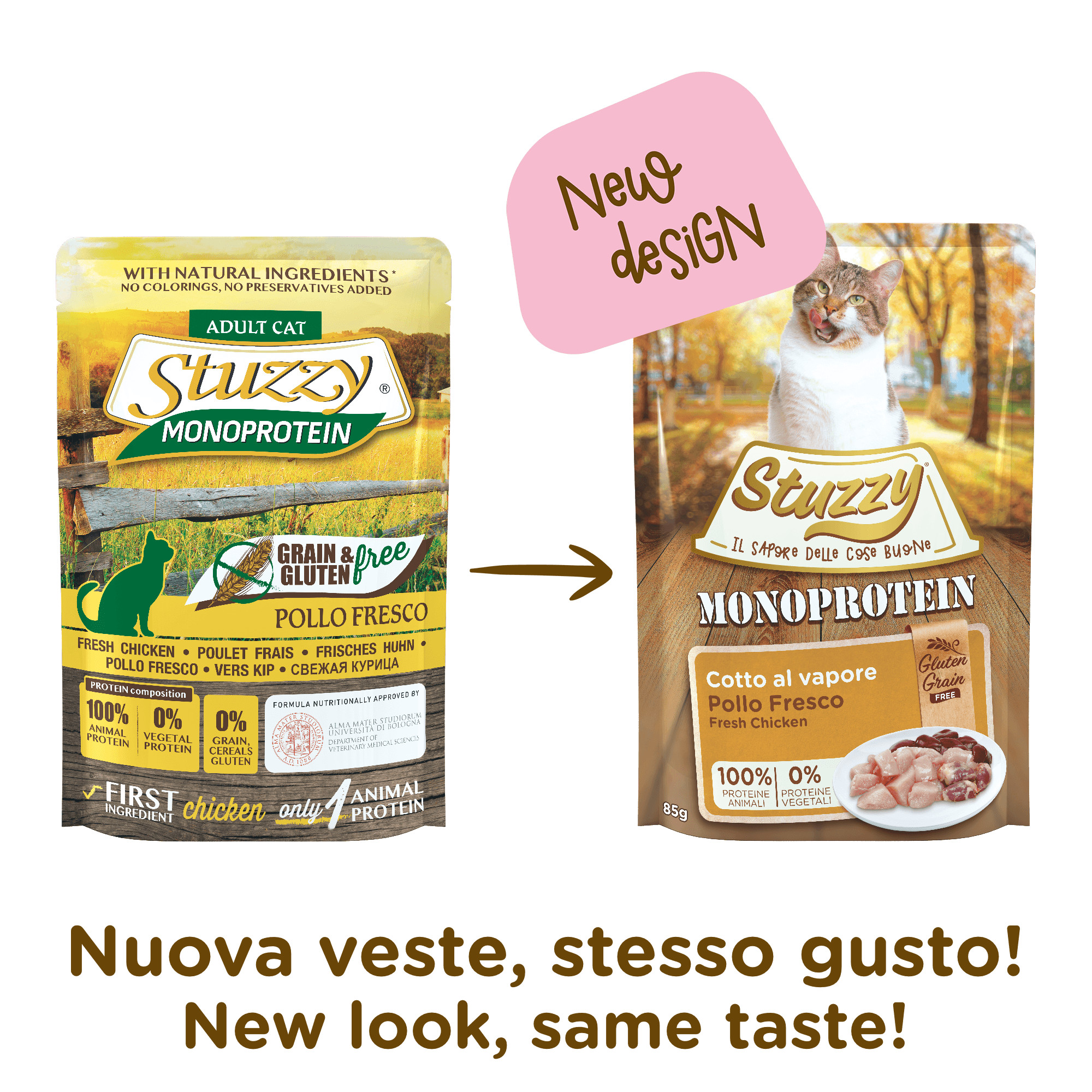 Stuzzy Cat Grain Free Monoprotein kip nat kattenvoer | Goedkoop