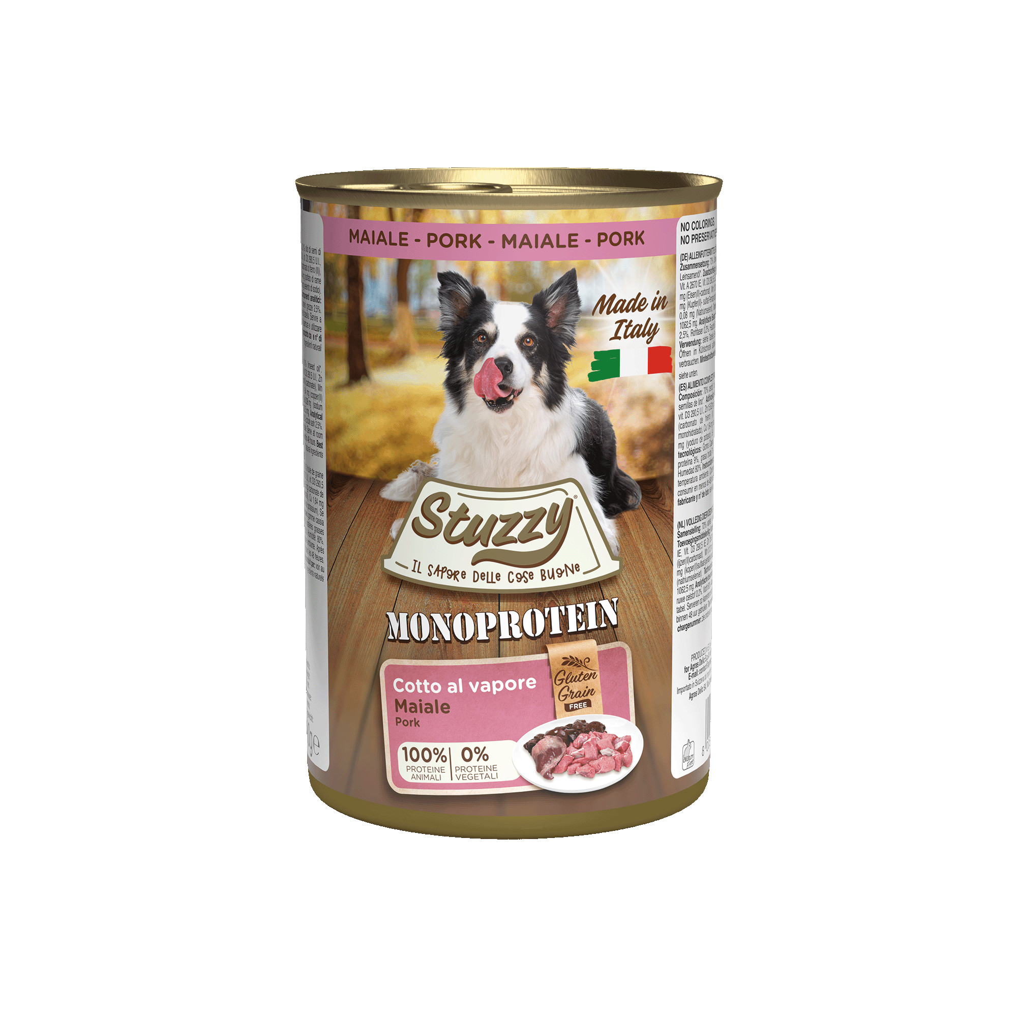 Stuzzy Monoprotein varken natvoer hond 400 g. | Voordelig